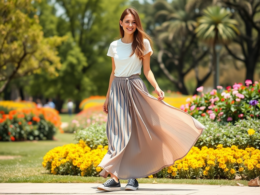 Creatieve manieren om een lange rok te dragen: Stijl en accessoires ...